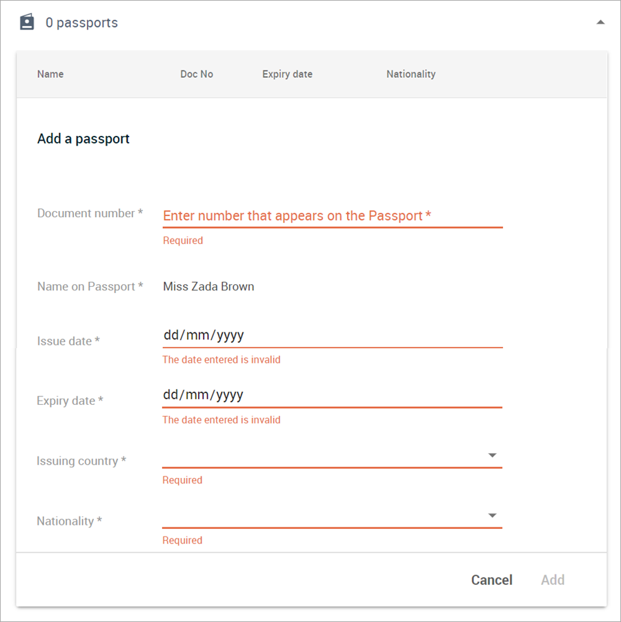 Manage Passports and Visas – Zeno Knowledge Base