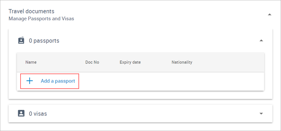 Manage Passports and Visas – Zeno Knowledge Base