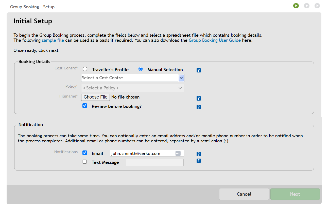 Create a Group Booking – Zeno Knowledge Base